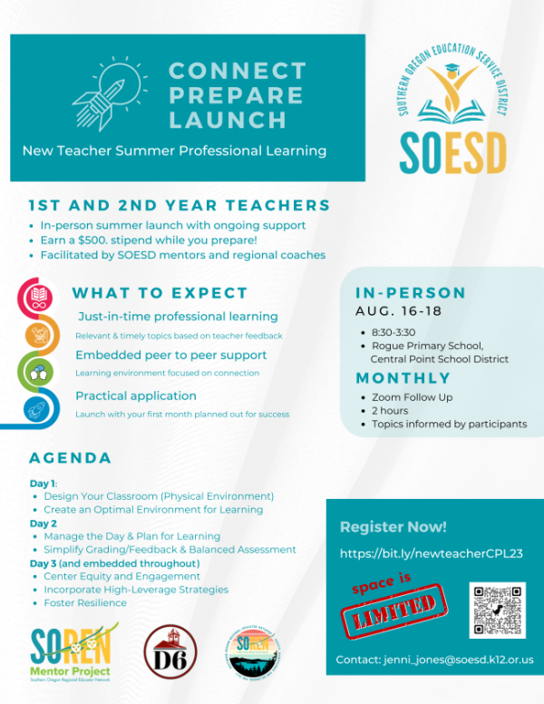 First & Second Year Teachers - Southern Oregon Education Service District